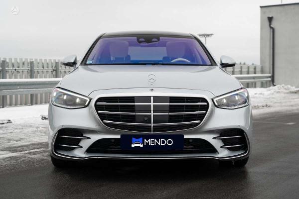 Pelēks Mercedes-Benz S 580 2022 Viļņa, ar dzinēja tilpumu 3.00 L un nobraukumu 129 tūkst. km par 81000 €, foto 7 vietnē AUTOMOTO.COM.LV