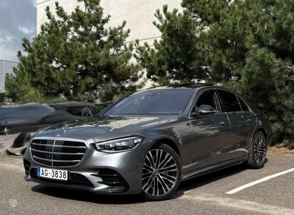 Pelēks Mercedes-Benz S 580 2022 Rīga, ar dzinēja tilpumu 3.98 L un nobraukumu 71 tūkst. km par 79500 €, foto 3 vietnē AUTOMOTO.COM.LV