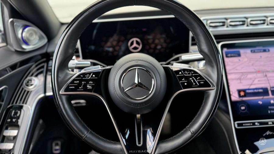 Белый Мерседес S 580 2022 в Вильнюс, объемом двигателя 3.98 л и пробегом 36 тыс. км за 135900 €, фото 34 на AUTOMOTO.COM.LV
