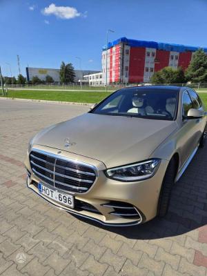 Dzeltens Mercedes-Benz S 580 2022 Klaipėda, ar dzinēja tilpumu 4.00 L un nobraukumu 75 tūkst. km par 134000 €, foto 7 vietnē AUTOMOTO.COM.LV
