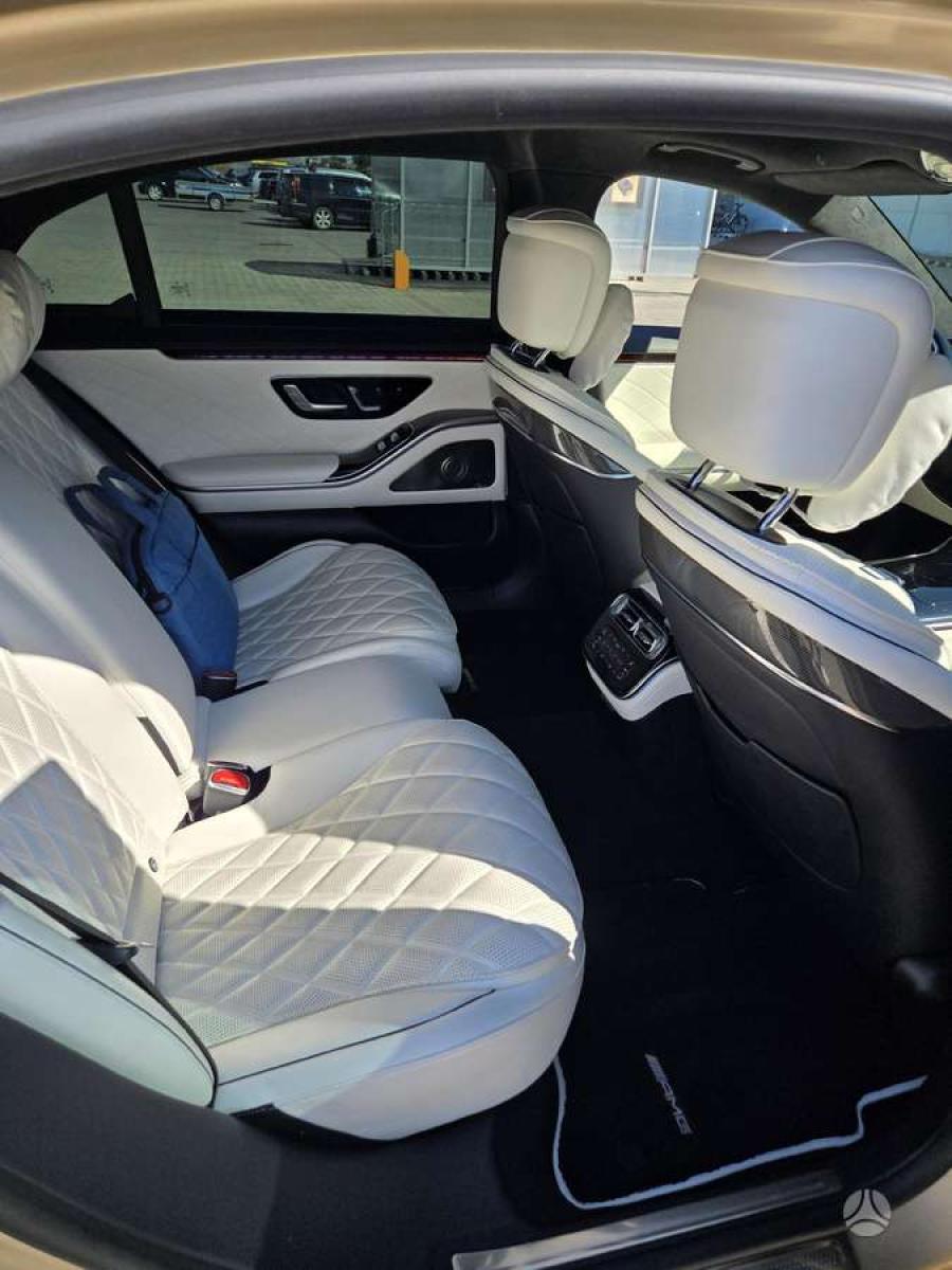 Dzeltens Mercedes-Benz S 580 2022 Klaipėda, ar dzinēja tilpumu 4.00 L un nobraukumu 75 tūkst. km par 134000 €, foto 12 vietnē AUTOMOTO.COM.LV