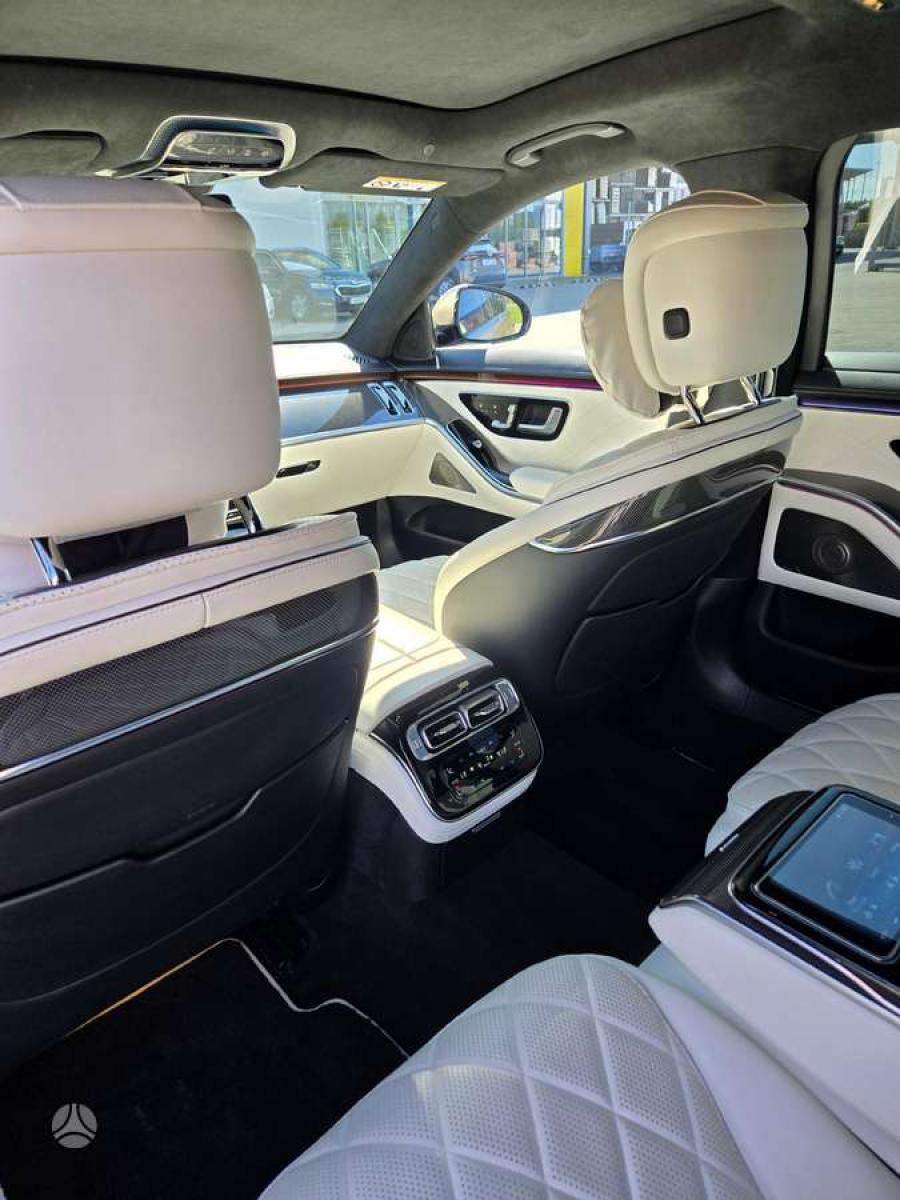 Dzeltens Mercedes-Benz S 580 2022 Klaipėda, ar dzinēja tilpumu 4.00 L un nobraukumu 75 tūkst. km par 134000 €, foto 22 vietnē AUTOMOTO.COM.LV