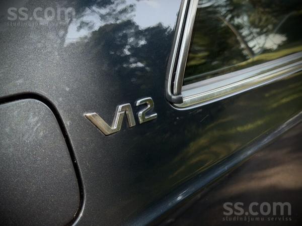 Black Mercedes-Benz s-600 1996 in Riga, with an engine capacity of 6.00 L and mileage of 187 thousand km for 26000 €, photo 4 on AUTOMOTO.COM.LV