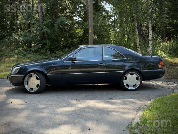 Black Mercedes-Benz s-600 1996 in Riga, with an engine capacity of 6.00 L and mileage of 187 thousand km for 26000 €, photo 8 on AUTOMOTO.COM.LV