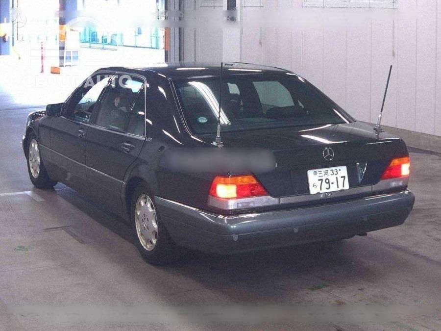 Melns Mercedes-Benz s-600 1995 Viļņa, ar dzinēja tilpumu 5.99 L un nobraukumu 81 tūkst. km par 19000 €, foto 4 vietnē AUTOMOTO.COM.LV