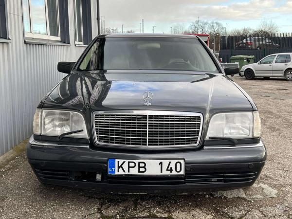 Pelēks Mercedes-Benz s-600 1991 Klaipėda, ar dzinēja tilpumu 6.00 L un nobraukumu 126 tūkst. km par 14900 €, foto 2 vietnē AUTOMOTO.COM.LV