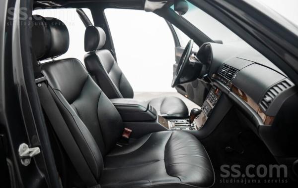 Grey Mercedes-Benz s-600 1991 in Tallinn, with an engine capacity of 6.00 L and mileage of 179 thousand km for 29999 €, photo 10 on AUTOMOTO.COM.LV
