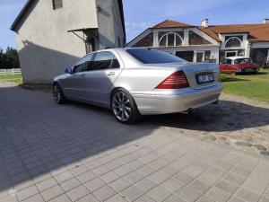 Pelēks Mercedes-Benz s-600 2001 Šauļi, ar dzinēja tilpumu 5.80 L un nobraukumu 200 tūkst. km par 6700 €, foto 11 vietnē AUTOMOTO.COM.LV