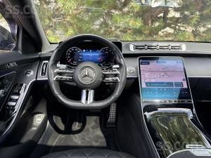 Grey Mercedes-Benz s-600 2022 in Riga, with an engine capacity of 4.00 L and mileage of 71 thousand km for 79500 €, photo 12 on AUTOMOTO.COM.LV