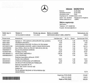 Серый Мерседес С 600 2022 в Рига, объемом двигателя 3.00 л и пробегом 108 тыс. км за 78800 €, фото 32 на AUTOMOTO.COM.LV