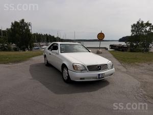 Balts Mercedes-Benz s-600 1994 Rīga, ar dzinēja tilpumu 6.00 L un nobraukumu 132 tūkst. km par 17000 €, foto  vietnē AUTOMOTO.COM.LV