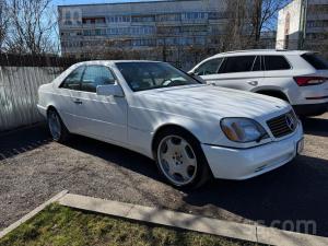 Balts Mercedes-Benz s-600 1994 Rīga, ar dzinēja tilpumu 6.00 L un nobraukumu 132 tūkst. km par 17000 €, foto 3 vietnē AUTOMOTO.COM.LV