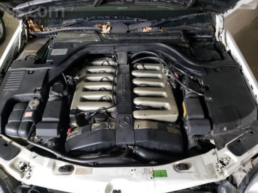 Balts Mercedes-Benz s-600 1994 Rīga, ar dzinēja tilpumu 6.00 L un nobraukumu 132 tūkst. km par 17000 €, foto 7 vietnē AUTOMOTO.COM.LV