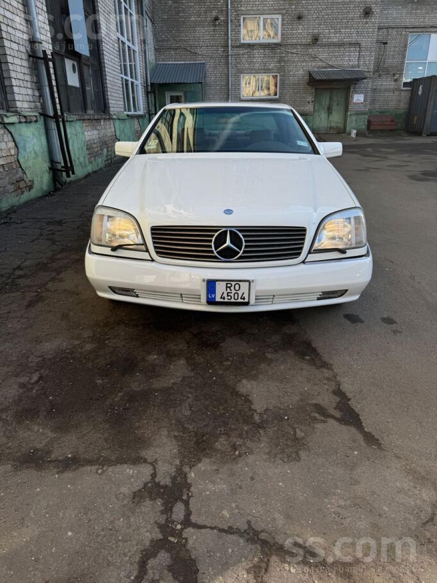 Balts Mercedes-Benz s-600 1994 Rīga, ar dzinēja tilpumu 6.00 L un nobraukumu 212 tūkst. km par 15555 €, foto 4 vietnē AUTOMOTO.COM.LV