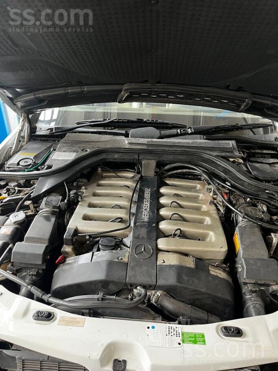 Balts Mercedes-Benz s-600 1994 Rīga, ar dzinēja tilpumu 6.00 L un nobraukumu 212 tūkst. km par 15555 €, foto 5 vietnē AUTOMOTO.COM.LV