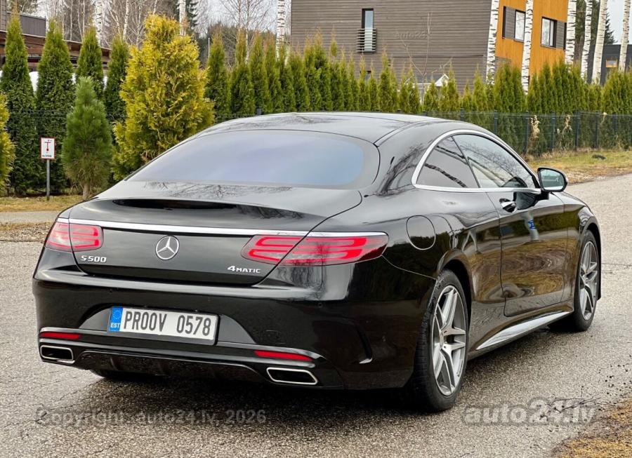 Black Mercedes-Benz S-Class 2016 in Tartu, with an engine capacity of 4.70 L and mileage of 170 thousand km for 41990 €, photo 4 on AUTOMOTO.COM.LV