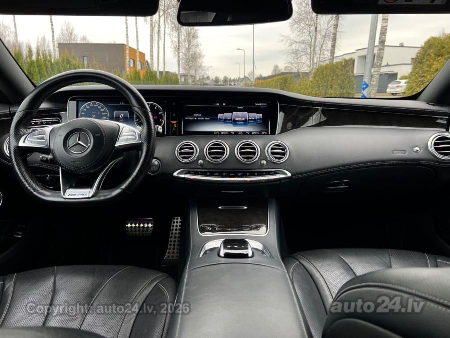 Black Mercedes-Benz S-Class 2016 in Tartu, with an engine capacity of 4.70 L and mileage of 170 thousand km for 41990 €, photo 9 on AUTOMOTO.COM.LV