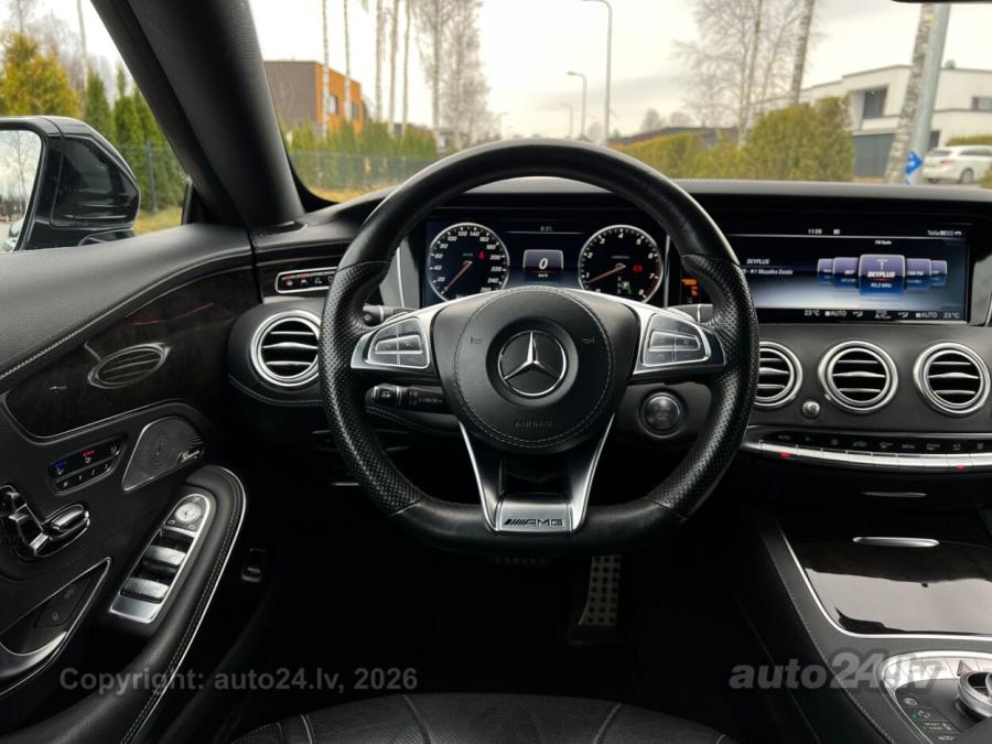 Black Mercedes-Benz S-Class 2016 in Tartu, with an engine capacity of 4.70 L and mileage of 170 thousand km for 41990 €, photo 17 on AUTOMOTO.COM.LV