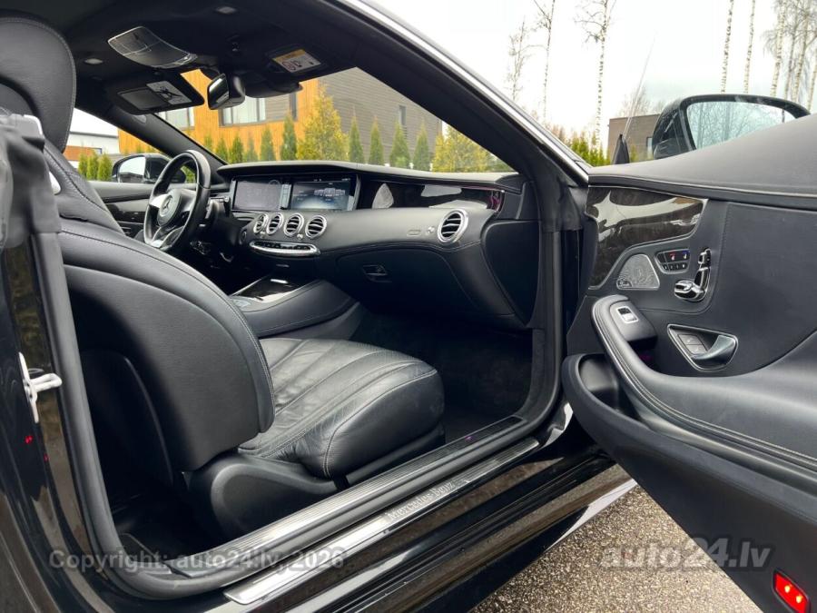 Black Mercedes-Benz S-Class 2016 in Tartu, with an engine capacity of 4.70 L and mileage of 170 thousand km for 41990 €, photo 18 on AUTOMOTO.COM.LV