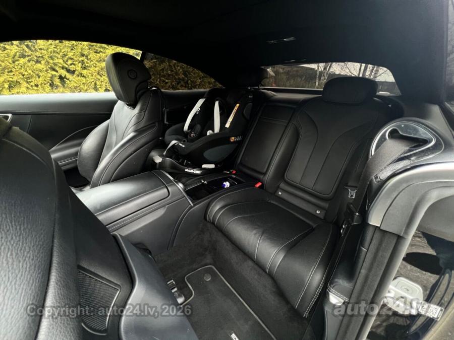 Black Mercedes-Benz S-Class 2016 in Tartu, with an engine capacity of 4.70 L and mileage of 170 thousand km for 41990 €, photo 19 on AUTOMOTO.COM.LV