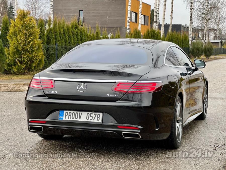 Black Mercedes-Benz S-Class 2016 in Tartu, with an engine capacity of 4.70 L and mileage of 170 thousand km for 41990 €, photo 27 on AUTOMOTO.COM.LV