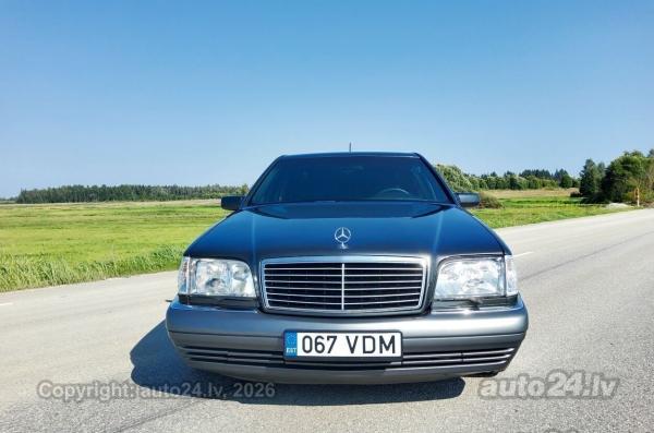 Black Mercedes-Benz S-Class 1996 in Tallinn, with an engine capacity of 3.20 L and mileage of 0 thousand km for 10900 €, photo 2 on AUTOMOTO.COM.LV