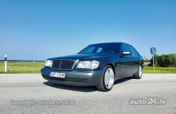 Black Mercedes-Benz S-Class 1996 in Tallinn, with an engine capacity of 3.20 L and mileage of 0 thousand km for 10900 €, photo 3 on AUTOMOTO.COM.LV