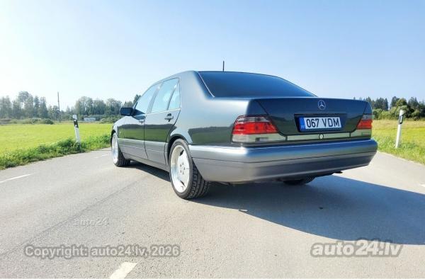 Black Mercedes-Benz S-Class 1996 in Tallinn, with an engine capacity of 3.20 L and mileage of 0 thousand km for 10900 €, photo 5 on AUTOMOTO.COM.LV