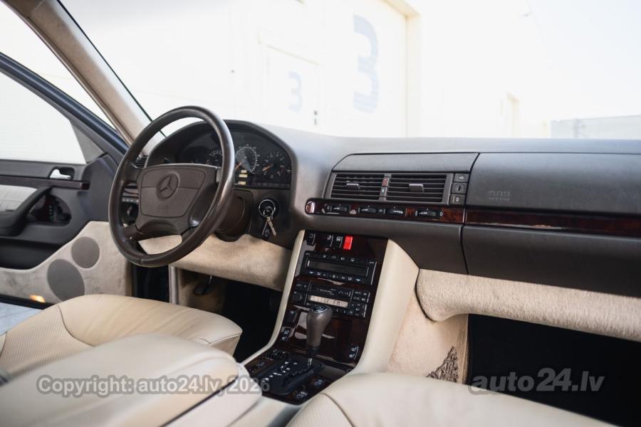 Melns Mercedes-Benz S-Class 1997 Tallina, ar dzinēja tilpumu 5.00 L un nobraukumu 203 tūkst. km par 24999 €, foto 11 vietnē AUTOMOTO.COM.LV