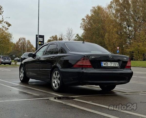 Melns Mercedes-Benz S-Class 2005 Rīga, ar dzinēja tilpumu 3.20 L un nobraukumu 435 tūkst. km par 1900 €, foto 11 vietnē AUTOMOTO.COM.LV