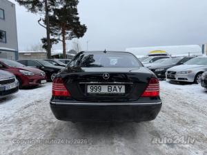 Melns Mercedes-Benz S-Class 2005 Tallina, ar dzinēja tilpumu 3.20 L un nobraukumu 118 tūkst. km par 8999 €, foto 6 vietnē AUTOMOTO.COM.LV