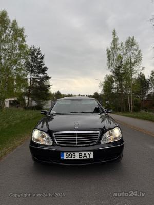 Melns Mercedes-Benz S-Class 2005 Tallina, ar dzinēja tilpumu 3.20 L un nobraukumu 127 tūkst. km par 9500 €, foto 3 vietnē AUTOMOTO.COM.LV