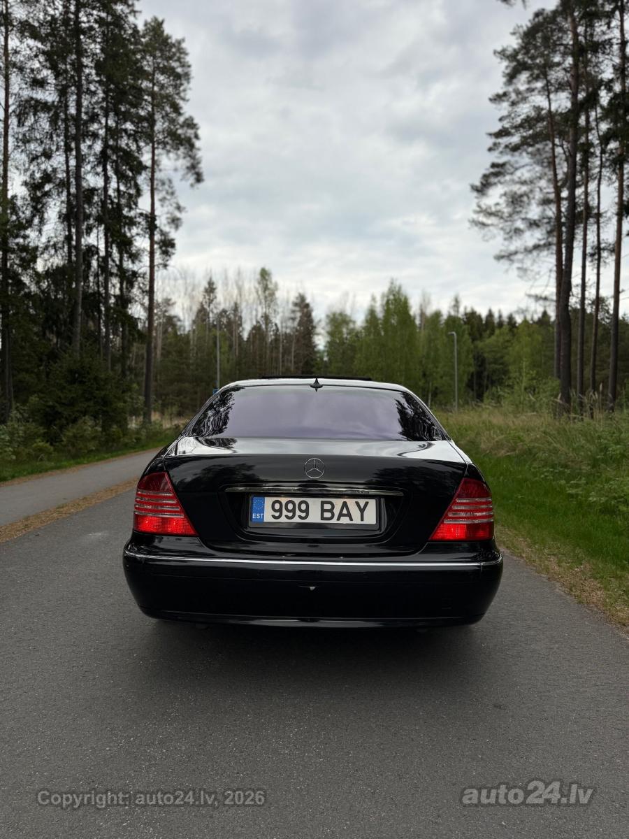 Melns Mercedes-Benz S-Class 2005 Tallina, ar dzinēja tilpumu 3.20 L un nobraukumu 127 tūkst. km par 9500 €, foto 6 vietnē AUTOMOTO.COM.LV