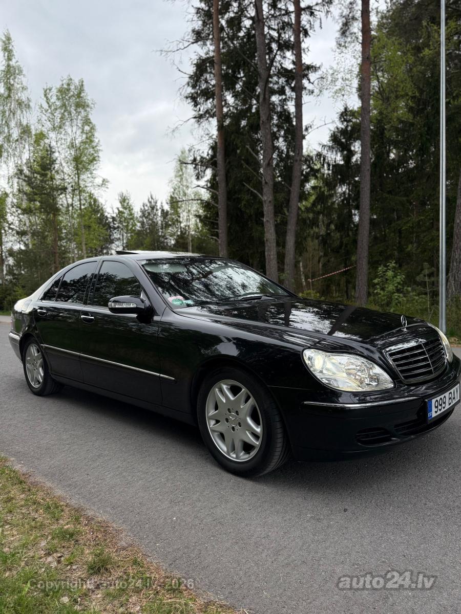 Melns Mercedes-Benz S-Class 2005 Tallina, ar dzinēja tilpumu 3.20 L un nobraukumu 127 tūkst. km par 9500 €, foto 9 vietnē AUTOMOTO.COM.LV