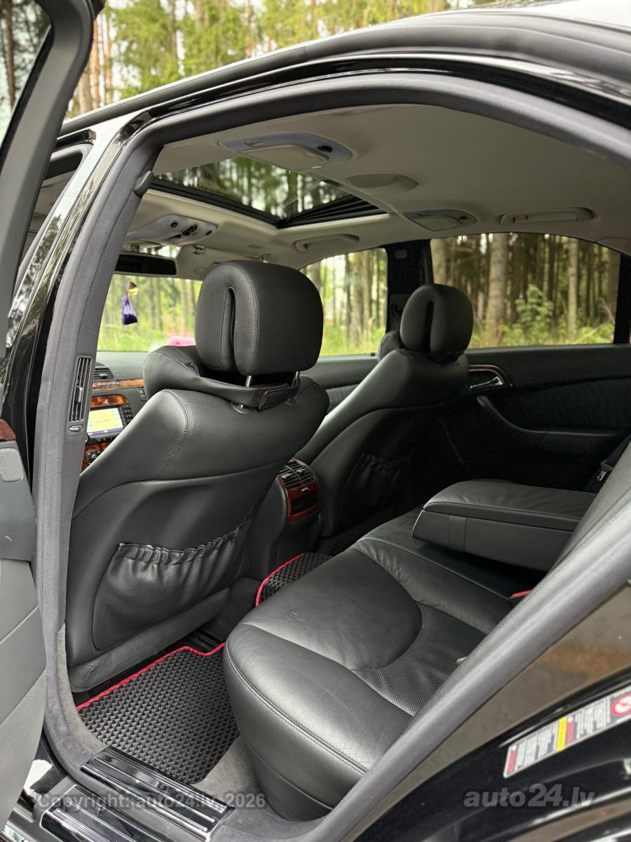 Melns Mercedes-Benz S-Class 2005 Tallina, ar dzinēja tilpumu 3.20 L un nobraukumu 127 tūkst. km par 9500 €, foto 11 vietnē AUTOMOTO.COM.LV
