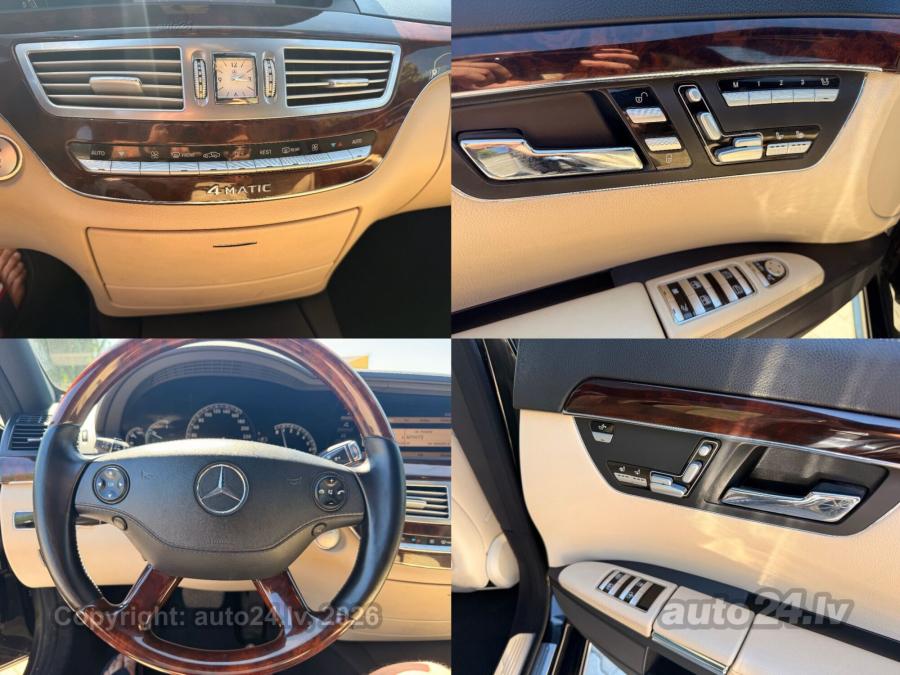 Melns Mercedes-Benz S-Class 2006 Tartu, ar dzinēja tilpumu 5.50 L un nobraukumu 332 tūkst. km par 7999 €, foto 14 vietnē AUTOMOTO.COM.LV