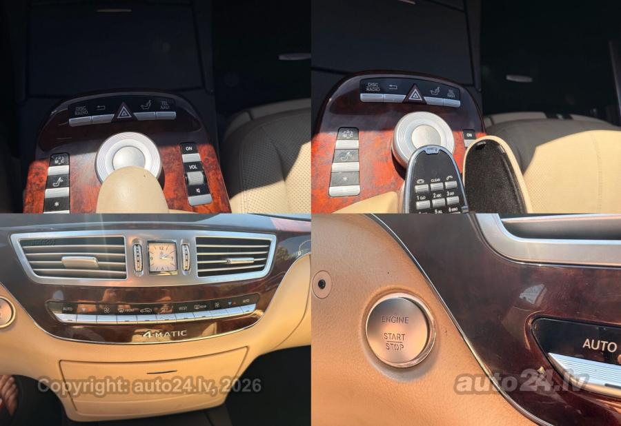 Melns Mercedes-Benz S-Class 2006 Tartu, ar dzinēja tilpumu 5.50 L un nobraukumu 332 tūkst. km par 7999 €, foto 17 vietnē AUTOMOTO.COM.LV