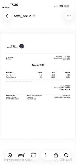Черный Мерседес С Класс 2006 в Таллин, объемом двигателя 3.00 л и пробегом 461 тыс. км за 5500 €, фото 13 на AUTOMOTO.COM.LV