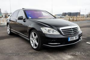 Melns Mercedes-Benz S-Class 2007 Tallina, ar dzinēja tilpumu 4.00 L un nobraukumu 380 tūkst. km par 7499 €, foto  vietnē AUTOMOTO.COM.LV