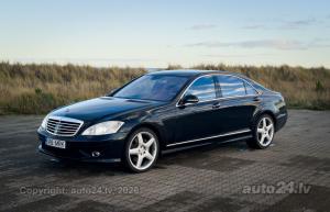 Black Mercedes-Benz S-Class 2007 in Kardla, with an engine capacity of 5.50 L and mileage of 207 thousand km for 11499 €, photo  on AUTOMOTO.COM.LV