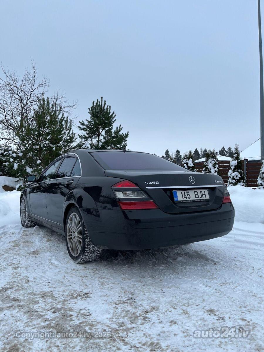 Melns Mercedes-Benz S-Class 2008 Tallina, ar dzinēja tilpumu 4.70 L un nobraukumu 297 tūkst. km par 8500 €, foto 3 vietnē AUTOMOTO.COM.LV