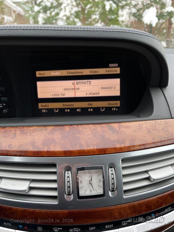 Melns Mercedes-Benz S-Class 2008 Tallina, ar dzinēja tilpumu 4.70 L un nobraukumu 297 tūkst. km par 8500 €, foto 11 vietnē AUTOMOTO.COM.LV