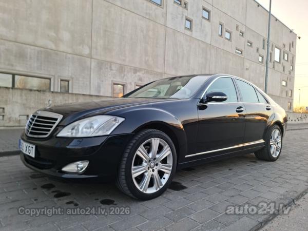 Black Mercedes-Benz S-Class 2008 in Tallinn, with an engine capacity of 3.00 L and mileage of 306 thousand km for 6300 €, photo 1 on AUTOMOTO.COM.LV