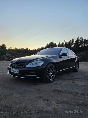 Black Mercedes-Benz S-Class 2009 in Tallinn, with an engine capacity of 5.50 L and mileage of 406 thousand km for 11500 €, photo 22 on AUTOMOTO.COM.LV