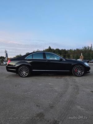 Black Mercedes-Benz S-Class 2009 in Tallinn, with an engine capacity of 5.50 L and mileage of 406 thousand km for 11500 €, photo 26 on AUTOMOTO.COM.LV
