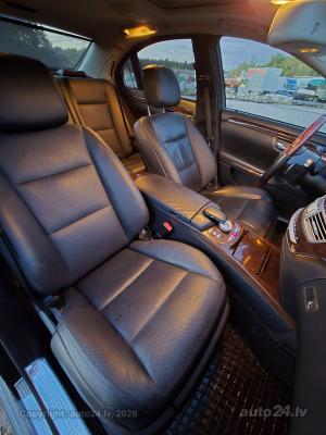 Black Mercedes-Benz S-Class 2009 in Tallinn, with an engine capacity of 5.50 L and mileage of 406 thousand km for 11500 €, photo 53 on AUTOMOTO.COM.LV