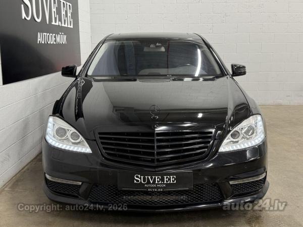 Black Mercedes-Benz S-Class 2010 in Tallinn, with an engine capacity of 6.20 L and mileage of 158 thousand km for 20995 €, photo 2 on AUTOMOTO.COM.LV