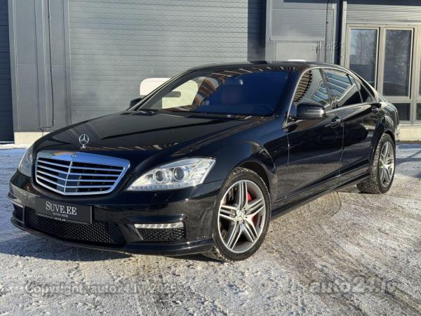 Black Mercedes-Benz S-Class 2010 in Tallinn, with an engine capacity of 5.50 L and mileage of 160 thousand km for 24995 €, photo 2 on AUTOMOTO.COM.LV