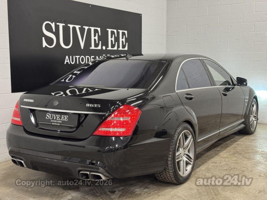 Black Mercedes-Benz S-Class 2010 in Tallinn, with an engine capacity of 5.50 L and mileage of 160 thousand km for 24995 €, photo 8 on AUTOMOTO.COM.LV
