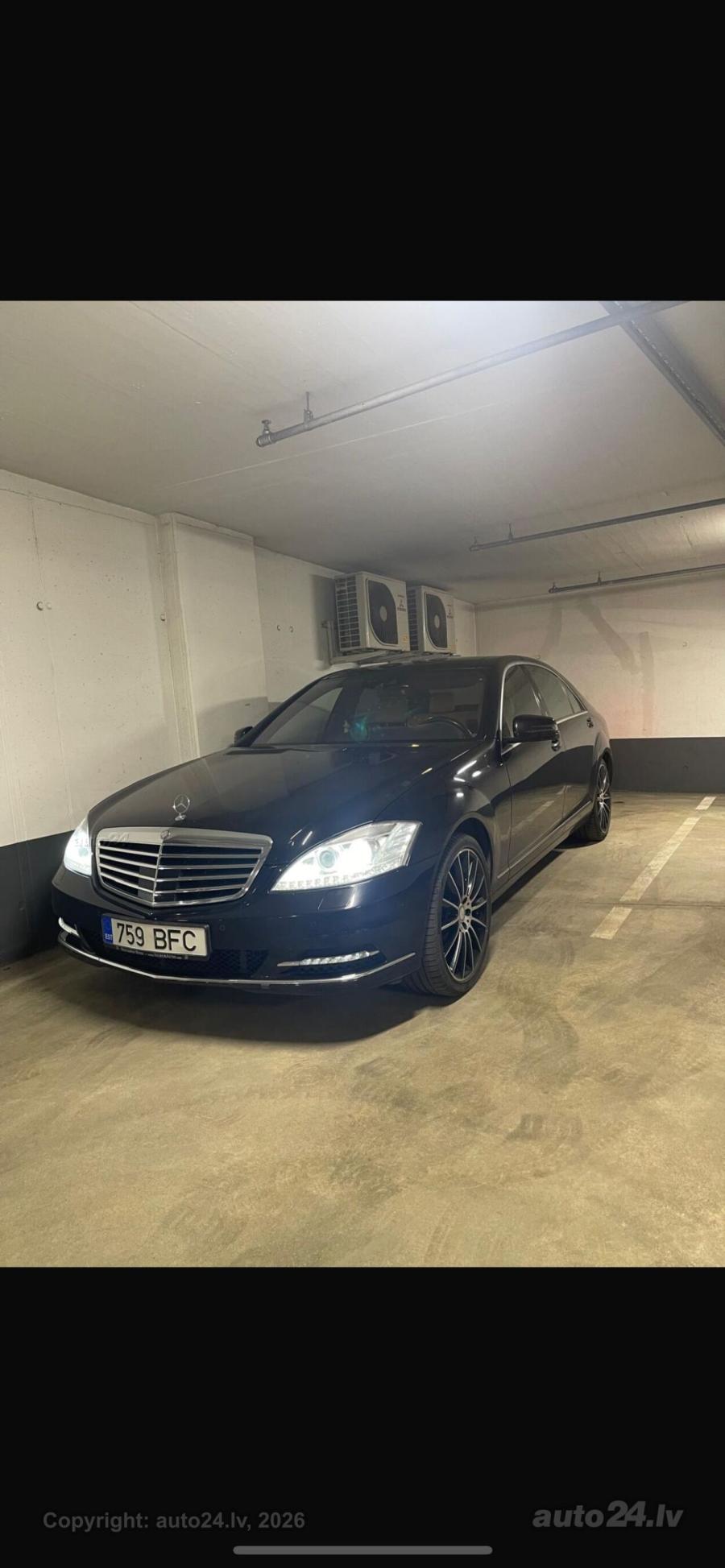 Melns Mercedes-Benz S-Class 2010 Tallina, ar dzinēja tilpumu 3.50 L un nobraukumu 146 tūkst. km par 12500 €, foto 1 vietnē AUTOMOTO.COM.LV